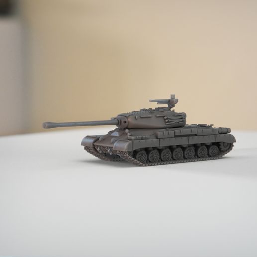 🪖 IS-4 Object 701 Heavy Tank 1:64 Scale Model・ 3D File for ・Cults