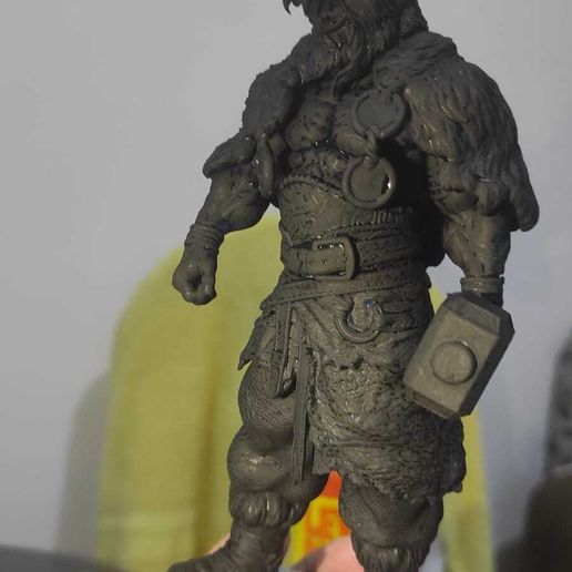 🪓 Barbarian Thor 3D Print・ STL File for ・Cults