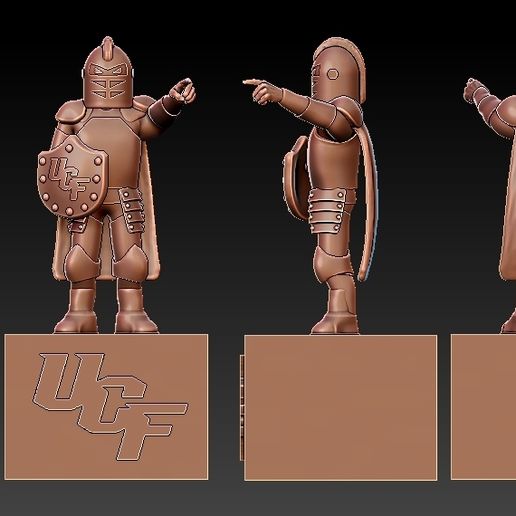 🏈 UCF Knights football mascot statue - 3D print・ STL File for ・Cults