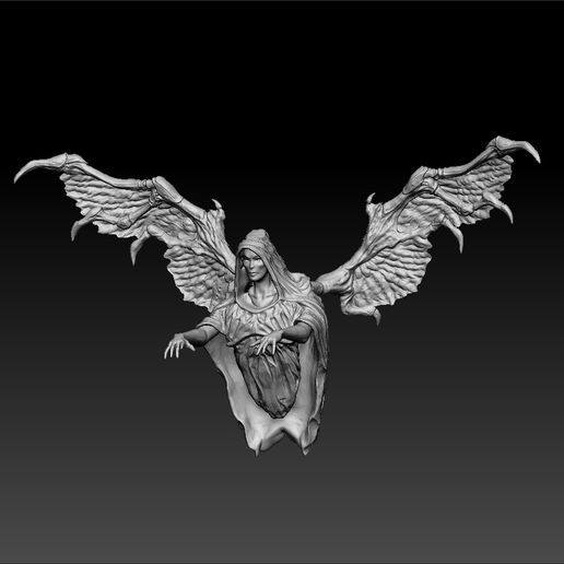 STL file Angel of death 👼 ・3D print design to download・Cults