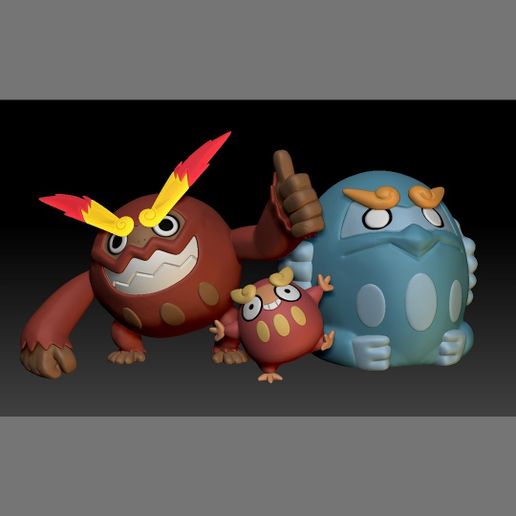 STL file Pokemon Darumaka Darmanitan 🐉 ・3D print design to download・Cults