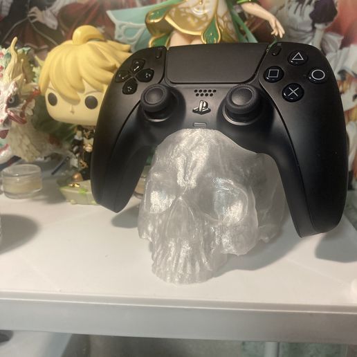 💀 SKULL CONTROLLER HOLDER || PLAYSTATION 5 || PLAIN・3D Print with the ...