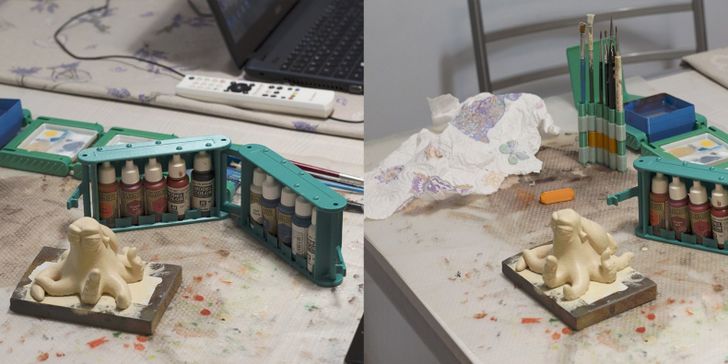 How to easily paint a 3D printed model・Cults