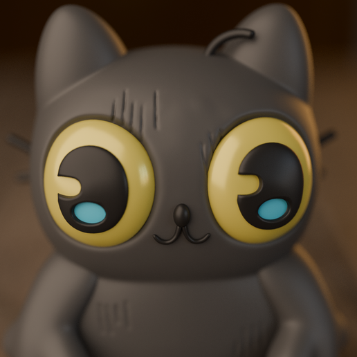 🐱 Toastada - Lindo gato・Archivo STL Gratis para Impresión 3D・Cults