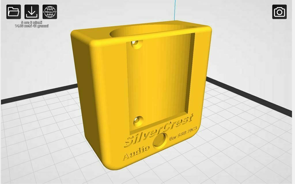 Free STL file SilverCrest AudioBar SSB 70C3 Remote Holder・3D print ...