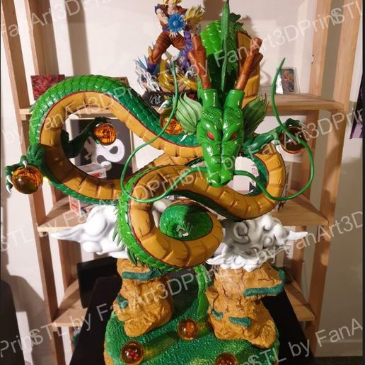 🐉 Shenron statue Dragonball Z・ STL File for 3D printing・Cults