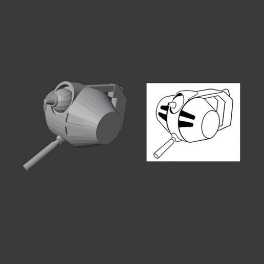 Robotech Masters - Bioroid Guns - 4 versions - Southern Cross・ STL File ...