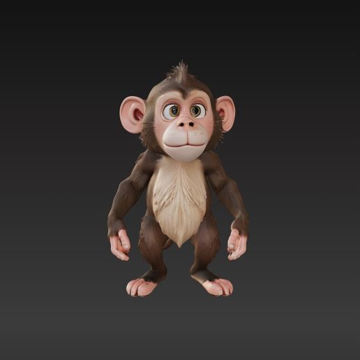 🐒 Singe・Fichier STL pour Impression 3D・Cults