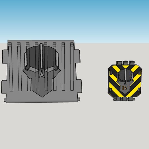 🚪 IV LEGIO HEAVY ASSAULT GUNSHIP CUSTOM DOORS・Free STL File for 3D ...