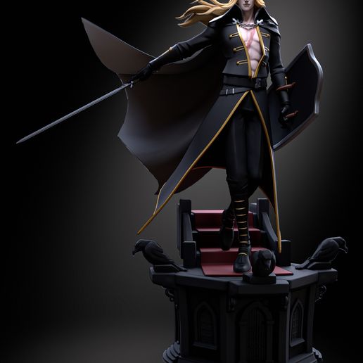 🧛 Alucard・ STL File for 3D printing・Cults