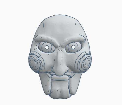 🧩 Jigsaw mask・Free STL File for ・Cults