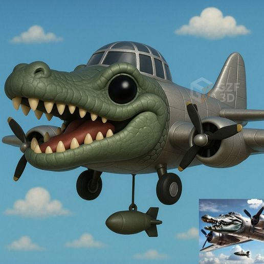 🐊 CROCODILE BOMBARDIRO - FUNKO POP・ STL File for 3D printing・Cults