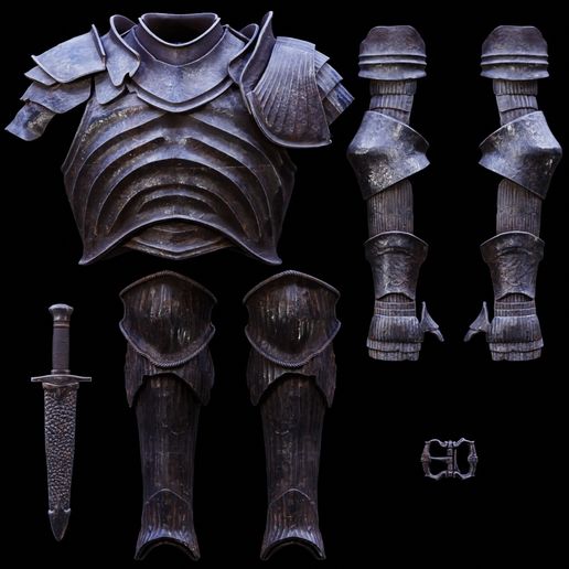 🎨 SOUL OF CINDER Plate Armor Set Premium STL Fan Art Model・ STL File ...