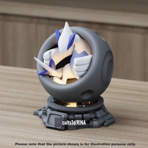 🐉 Lugia healing machine pods・ STL File for 3D printing・Cults