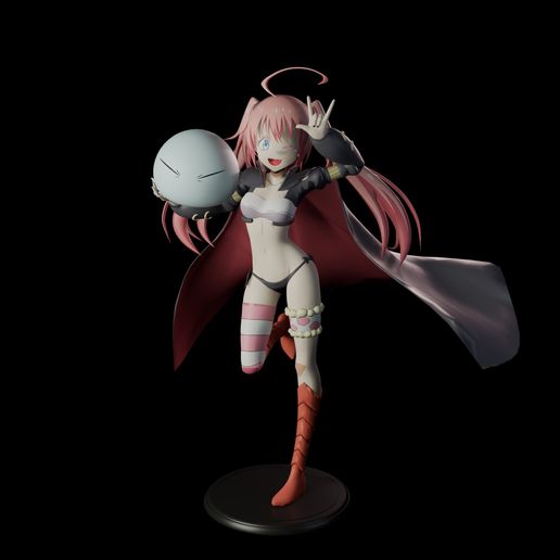 👾 Milim Nava – Demon Lord STL | Anime 3D Print Collectible Statue・ 3D ...