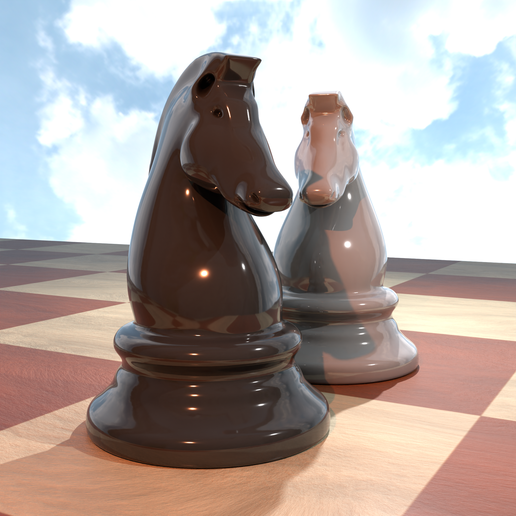 ♟️ Classic Chess Knight Simple Version・Free STL File for 3D printing・Cults