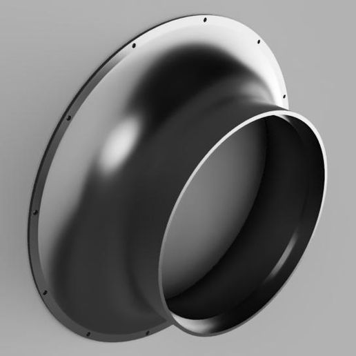 Archivo STL 10 inch subwoofer port flare 🎵 ・Objeto imprimible en 3D ...