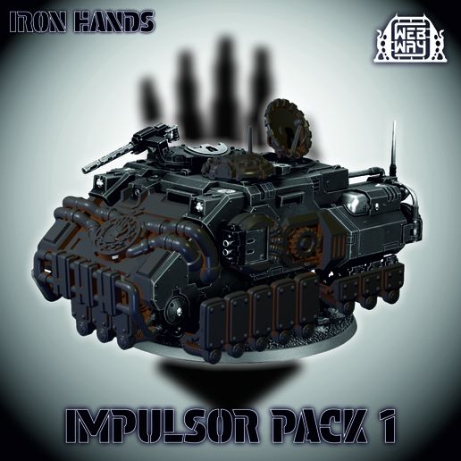 📦 Improvement package for the Iron Hands Gravity APC 1・ STL File for 3D ...