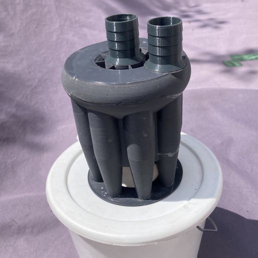 🌀 Multi cyclone separator・ STL File for 3D printing・Cults