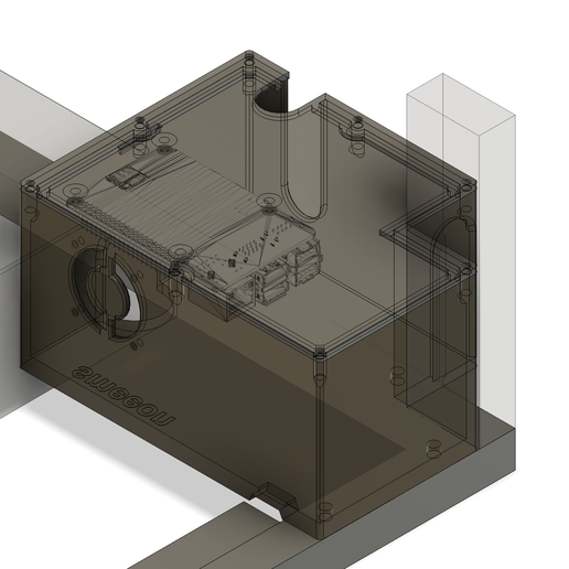 Ender 5 Plus Wire Management Box w/ Raspberry Pi Mount・ STL File for 3D ...