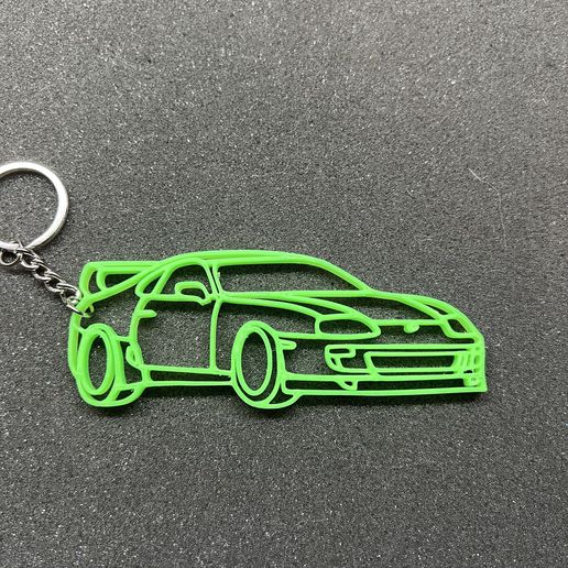 🚗 Toyota Supra Keychain・ STL File for 3D printing・Cults