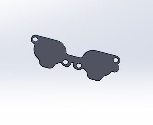 💂 Subaru Intake Block Off Plate・ STL File for 3D printing・Cults