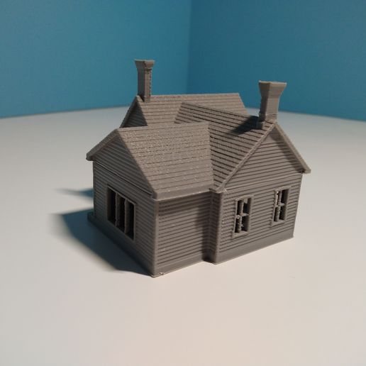 🏠 N-Scale House 'The Courtland' 1:160 Scale STL Files・ STL File for 3D ...