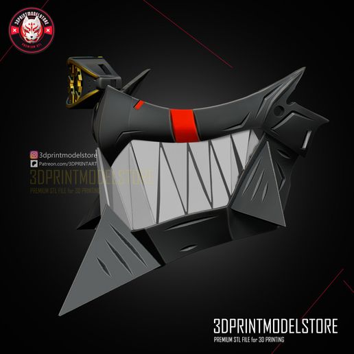 3D file Dandadan Umbrella Boy Cosplay Mask - Unji Zuma - Dandadan ...