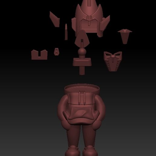 🤖 voltes V fanart geng geng・ STL File for 3D printing・Cults