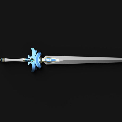 🆒 Cool Steel Sword from Genshin Impact・ STL File for 3D printing・Cults
