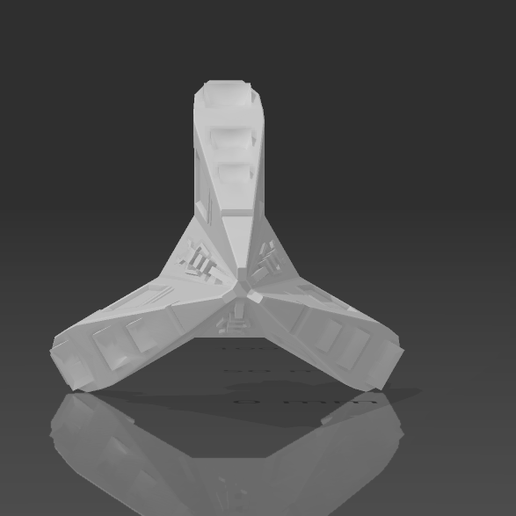 🖖 STO - Tholian - Mesh Weaver-class・Free STL File for 3D printing・Cults