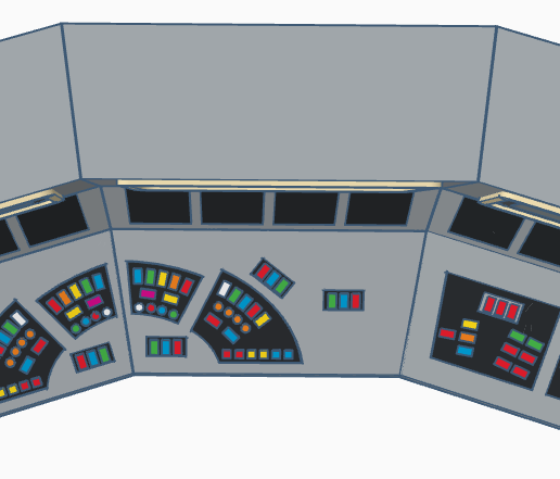 🌉 Stellar Treks - Bridge Communication Console・ STL File for 3D ...