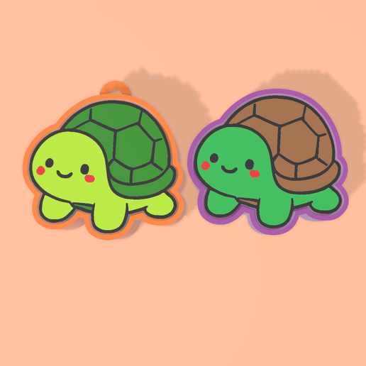 🐢 Kawaii Turtle Clicker・ STL File for 3D printing・Cults