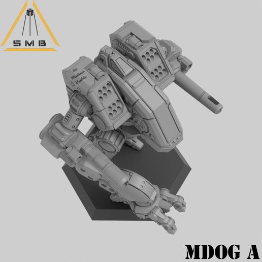 🛰 MDog A・ 3D File for 3D printing・Cults