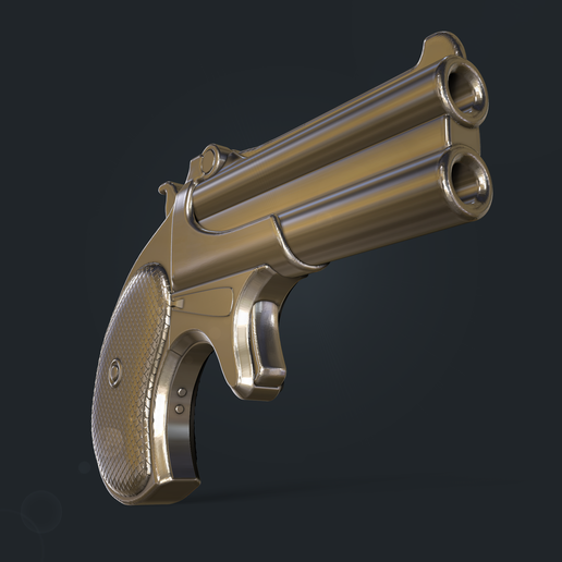 🔫 Derringer for Printing・ STL File for 3D printing and CNC machining ...