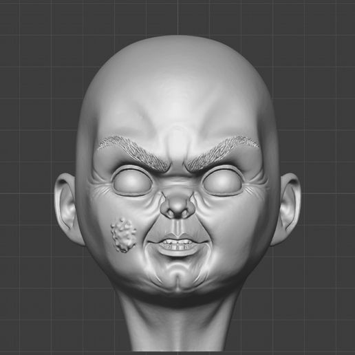 ️ Chucky head (Childs Play 1988) - 3D Model・ STL File for 3D printing・Cults