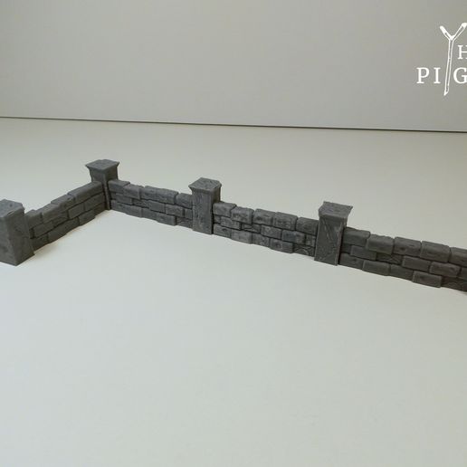 🎲 walls - TABLETOP TERRAIN DND RPG SCATTER・ STL File for ・Cults