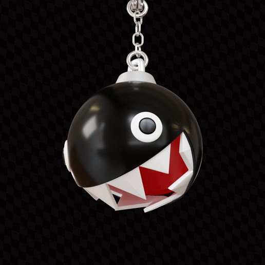 STL file Chomp Chains keychain ⛓️ ・3D printing idea to download・Cults