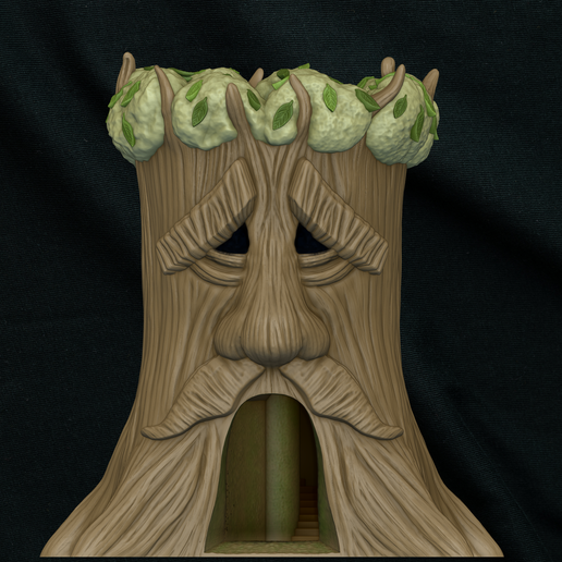 🌳 Great Deku Tree DiceTower/Pot・ STL File for ・Cults