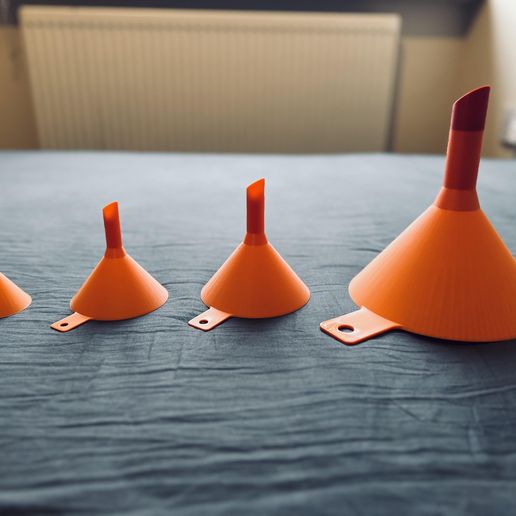 3MF file Funnels 🤏 ・3D printer model to download・Cults