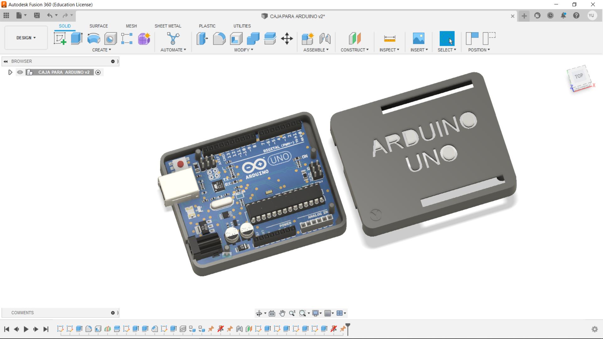STL file CAJA PARA ARDUINO UNO・3D printer model to download・Cults
