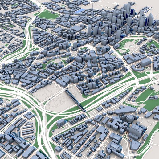 🏙️ Auckland City North Island, New Zealand・ 3D File for 3D printing・Cults