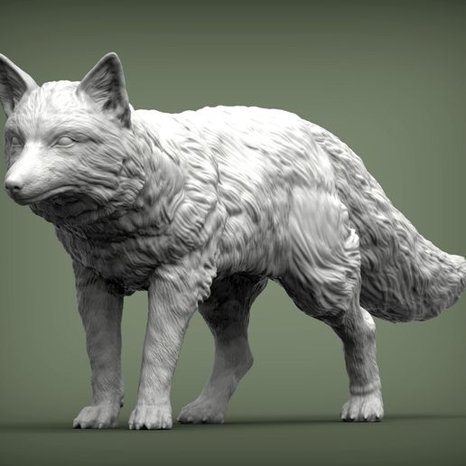 🦊 Fox 3D print model・ 3D File for ・Cults