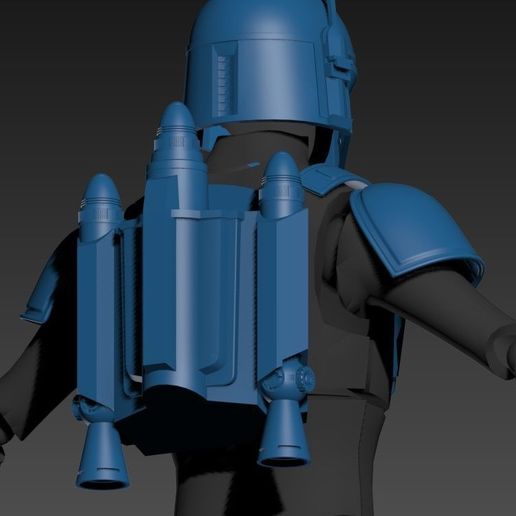 STL file Deathwatch Mandalorian 6 inch and 4 inch figure upgrade STL 3D ...