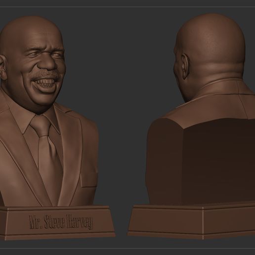 👤 Steve Harvey Bust・ 3D File for ・Cults
