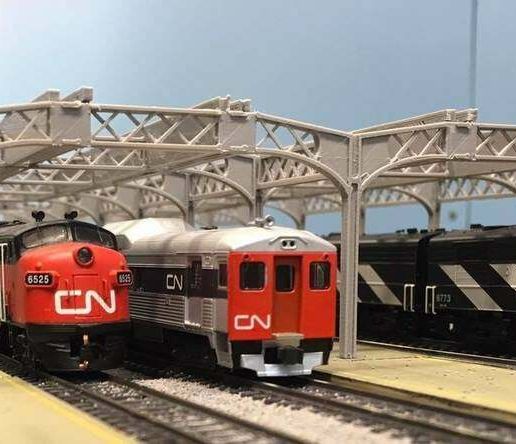 🚉 Toronto Union Station Shed (N Scale)・Free STL File for ・Cults