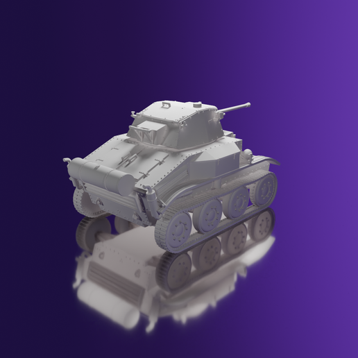 STL file MK VII Tetrach Tank, 28mm, 1/56 🪖 ・Model to download and 3D ...