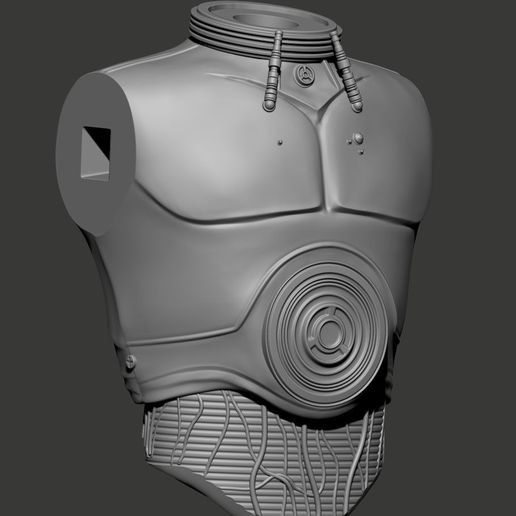 🤖 C-3PO protocol droid from Star Wars 3D print model・ STL File for ・Cults