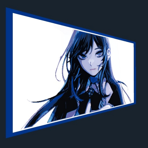 🧑‍🎤 ADO - JPOP Singer - HueForge・ STL File for 3D printing・Cults