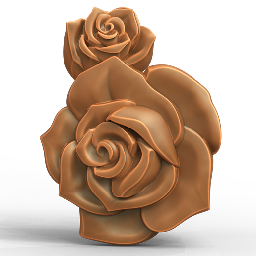 3D file 3D Model STL File for CNC Router Laser & 3D Printer 3845 Roses ...